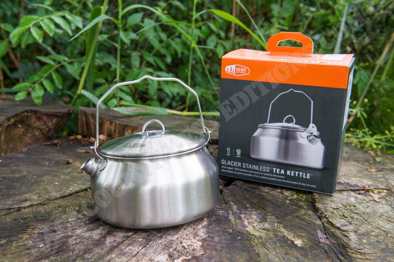 GSI Glacier Stainless Tea Kettle - Backcountry Expeditions